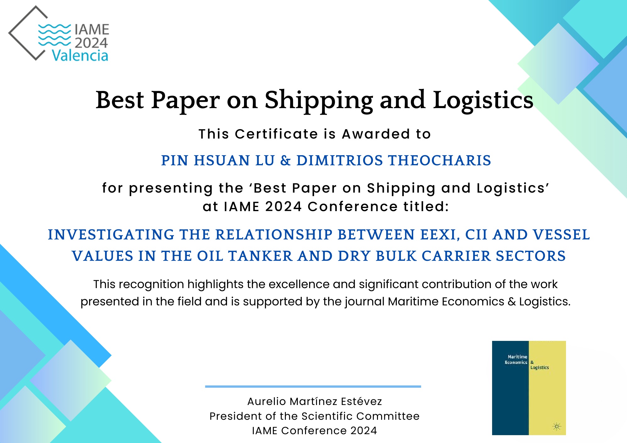 [IAME Conference 2024] AWARDS – IAME